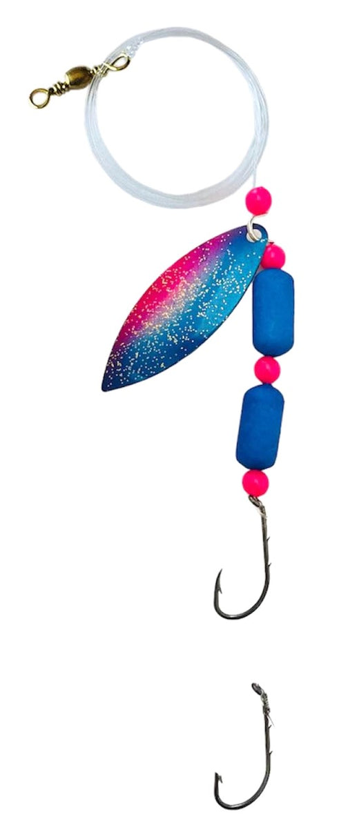 Willow Leaf Floating Pink Swirl Worm Harness – KenZaroo Pro Tackle