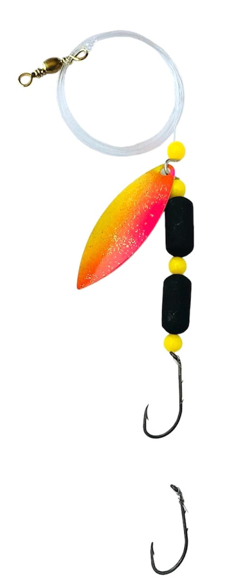 Willow Leaf Floating Pink Wave Worm Harness – KenZaroo Pro Tackle